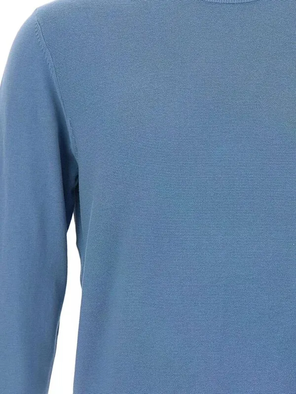 Peuterey Logo Patch Crew Neck Sweater - Blue