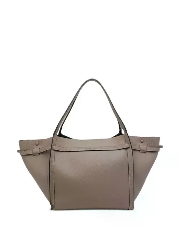 TOD'S Leather Tote Bag - Neutrals