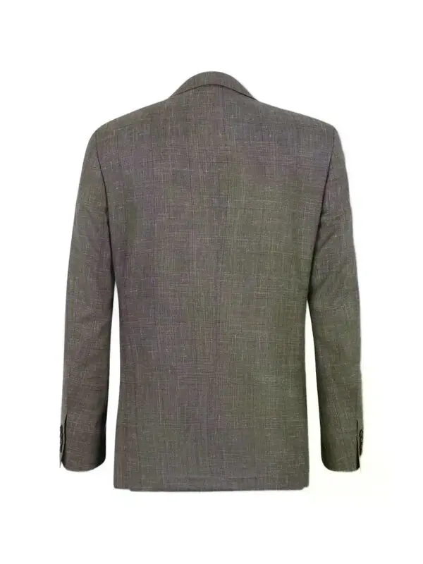 Canali Checked Button Suit