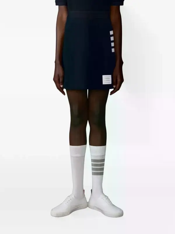 Thom Browne Logo Detail Mini Skirt