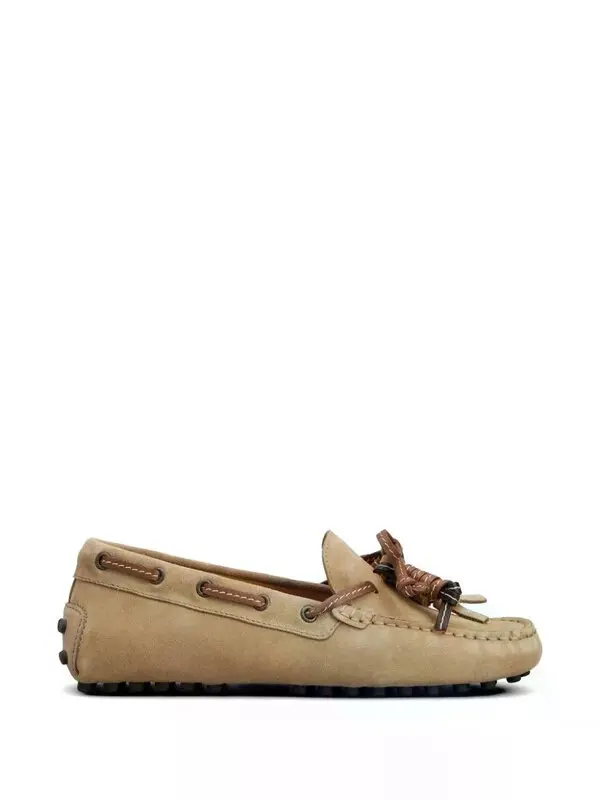 TOD'S Tassel Detail Loafers - Neutrals