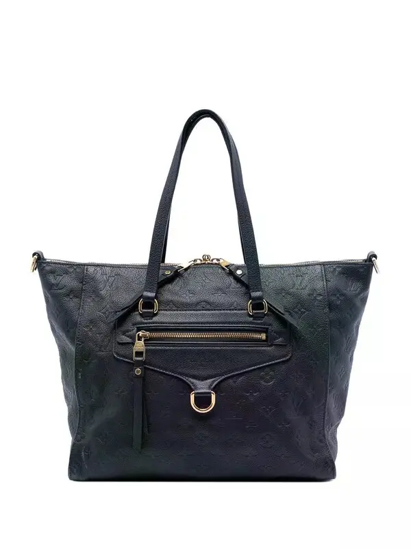 LOUIS VUITTON Monogram Empreinte Lumineuse Pm Satchel - Blue