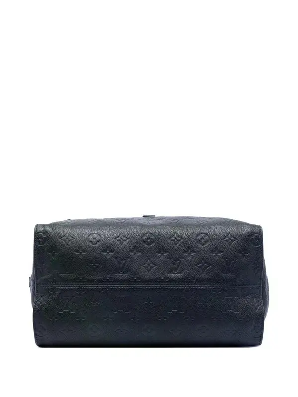 LOUIS VUITTON Monogram Empreinte Lumineuse Pm Satchel - Blue