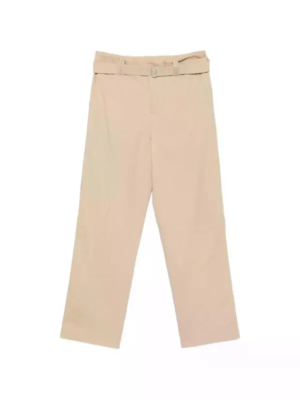 LARDINI Belted Trousers - Neutrals