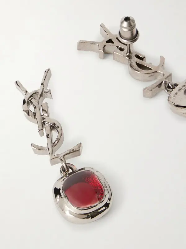 Saint Laurent Cassandre Pampille Earrings