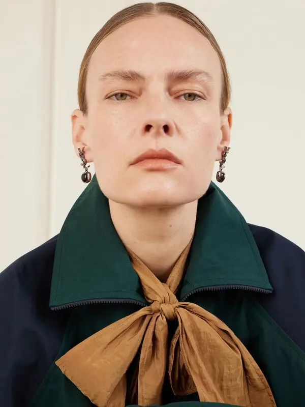 Saint Laurent Cassandre Pampille Earrings