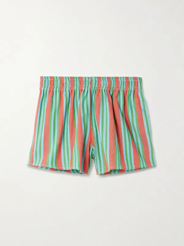 MARRAKSHI LIFE Striped Cotton Shorts