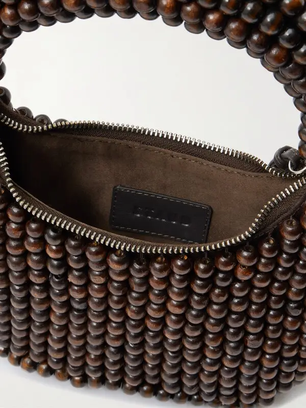 Staud Reef Beaded Wood Tote