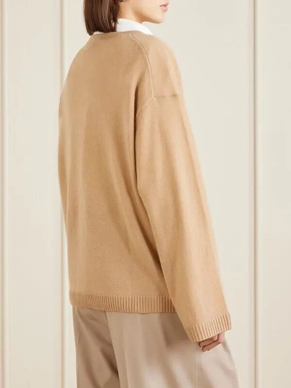 ALLUDE Cashmere Relaxed Fit Sweater