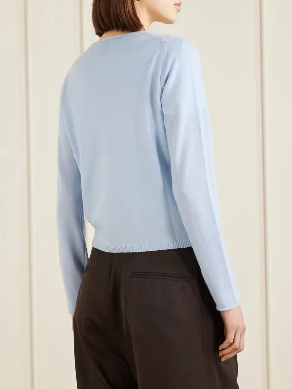 ALLUDE Cashmere V-neck Cardigan