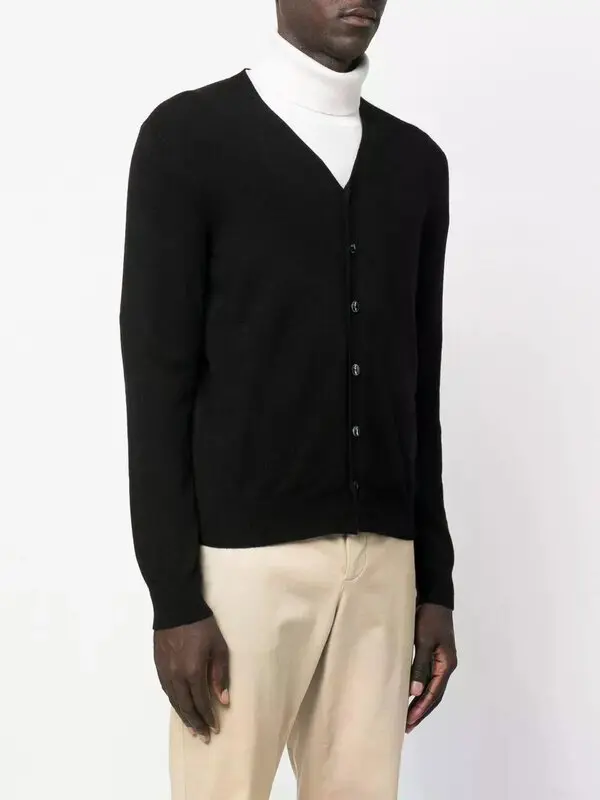 Malo V-neck Button-down Knit Cardigan