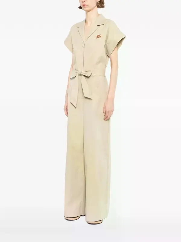 Karl Lagerfeld Shirt Collar Jumpsuit