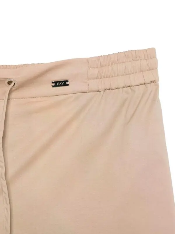 FAY Drawstring Straight Leg Trousers