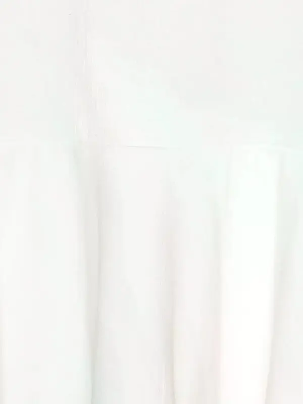 ROTATE BY BIRGER CHRISTENSEN Organic Cotton Peplum Hem T-shirt - White