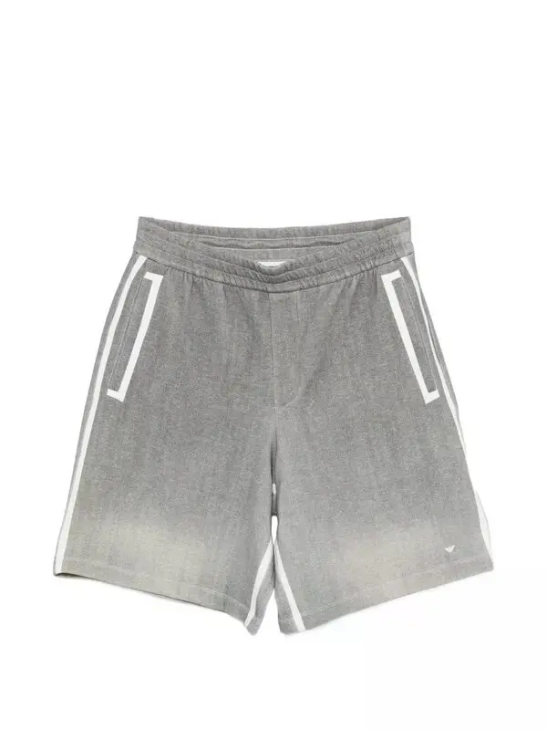 Emporio Armani Herringbone Side Stripe Shorts