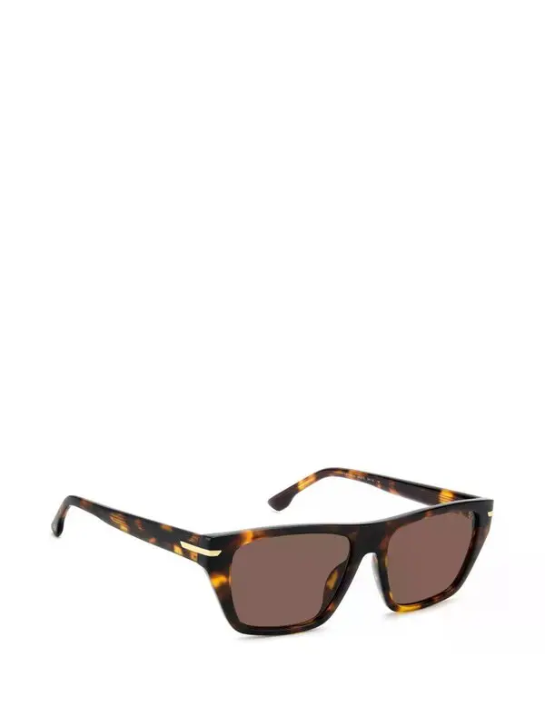Victoria Beckham Rectangular Frame Sunglasses - Brown