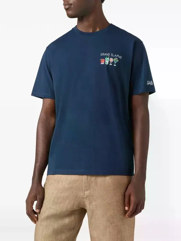 MC2 SAINT BARTH Portofino Embroidered T-shirt