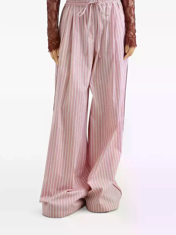 Dolce & Gabbana Striped Drawstring Trousers