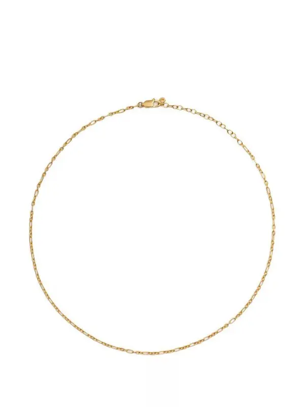 Monica Vinader Textured Chain Necklace - Gold