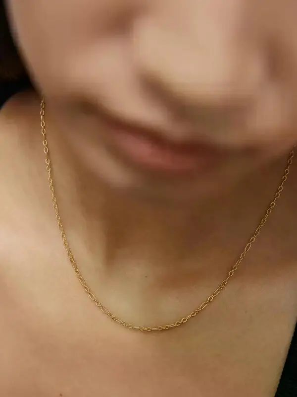 Monica Vinader Textured Chain Necklace