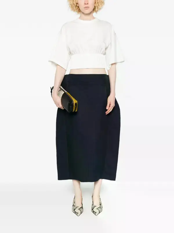 Sportmax Fosco" Ribbed-hem T-shirt