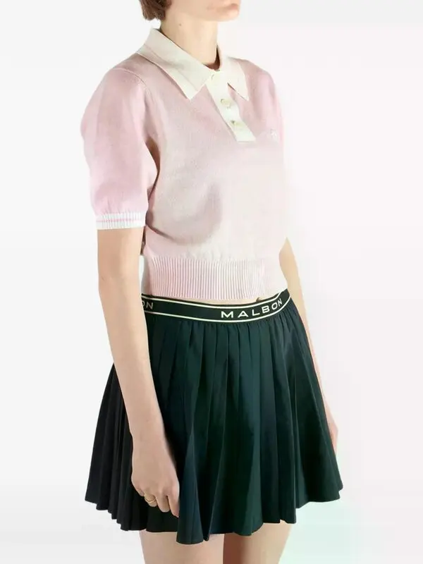 MALBON Mikayla Polo Top - Pink