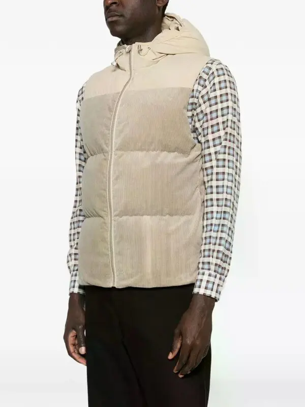 PROFUOMO Profumo Panelled Gilet - Neutrals