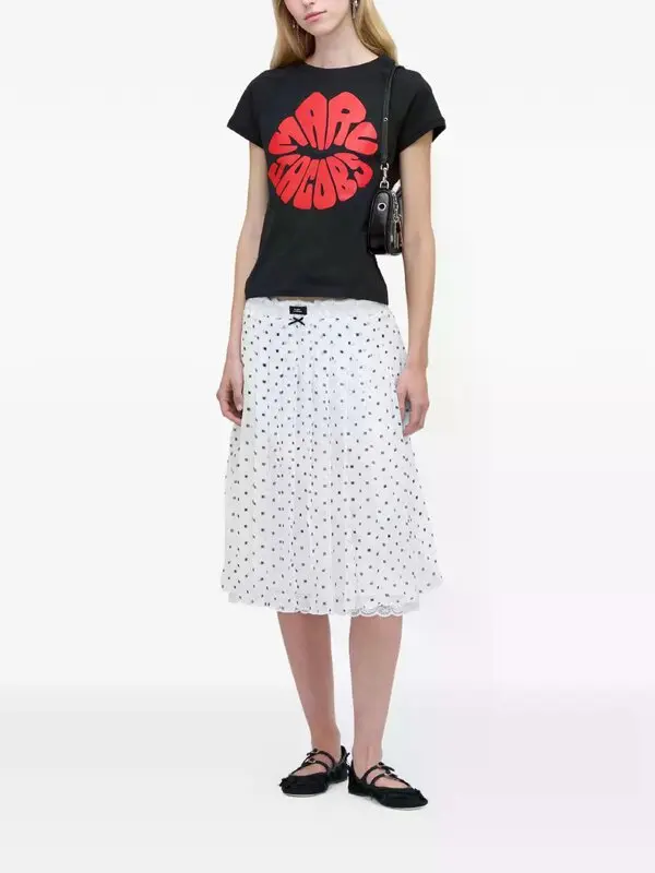 Marc Jacobs Lace Detail Midi Skirt