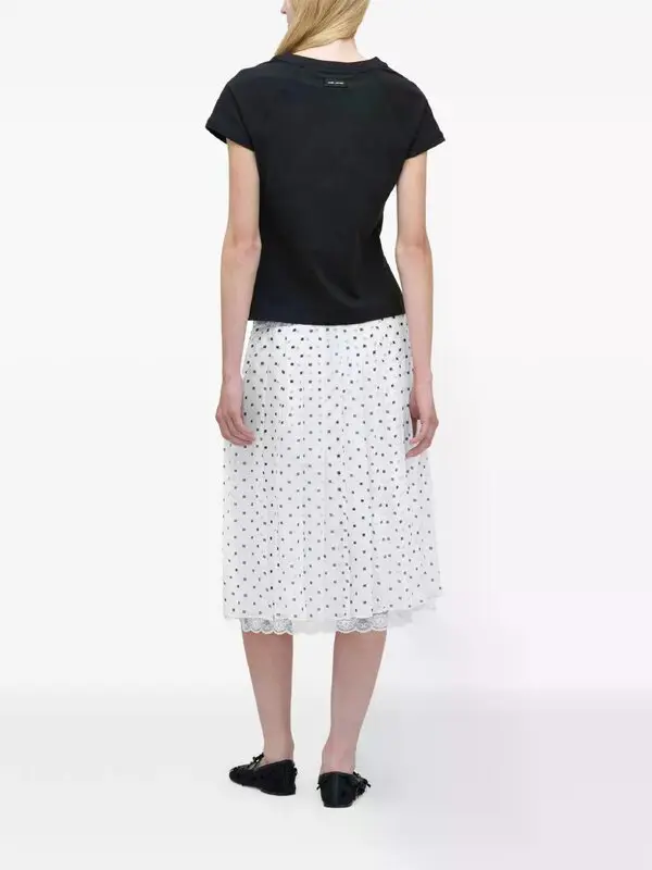 Marc Jacobs Lace Detail Midi Skirt