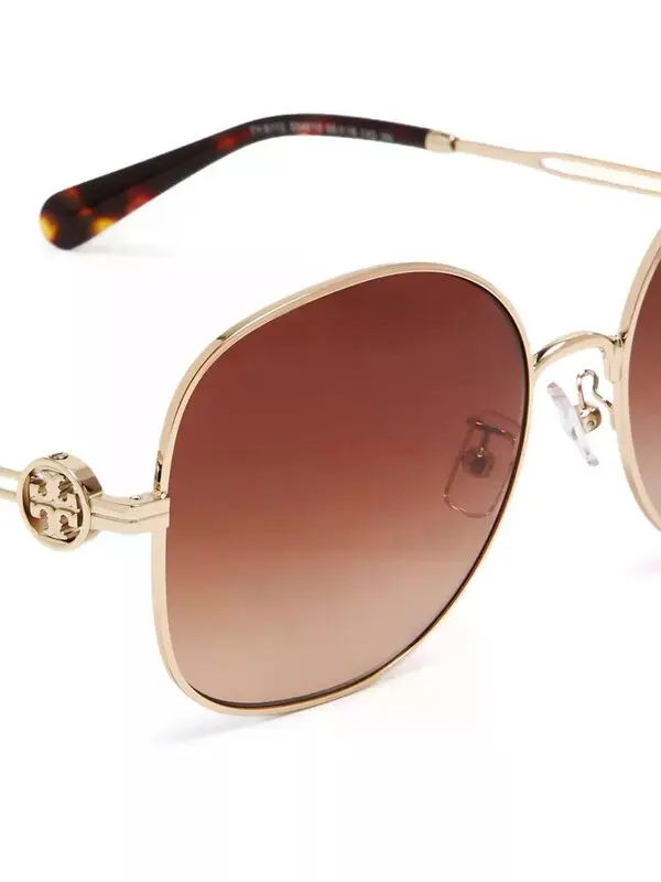 Tory Burch Miller Oval Frame Sunglasses