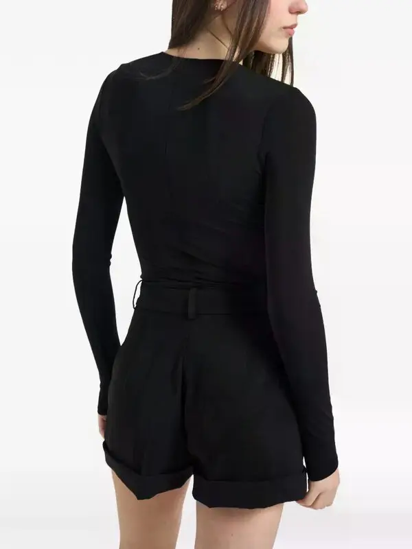 Elisabetta Franchi Knot Long-sleeve Top