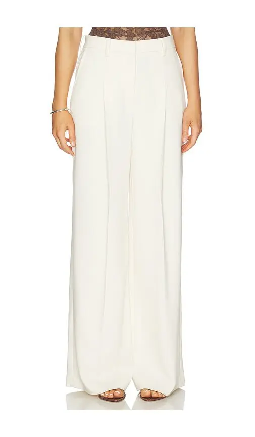 Theory Oversize Wide Pleated Trouser