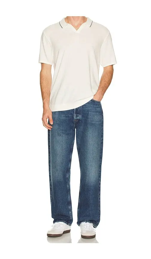 Marine Layer Greyson Sweater Polo In . Also
