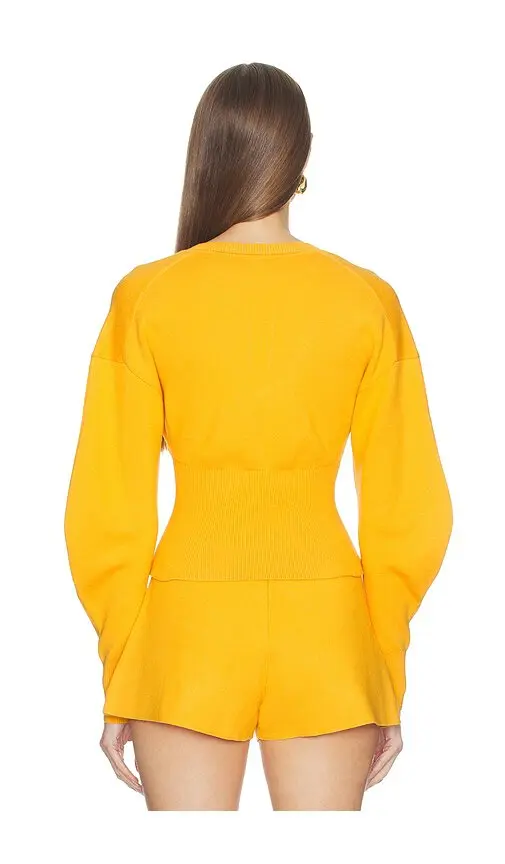 Cult Gaia Monroe Sweater - Mustard