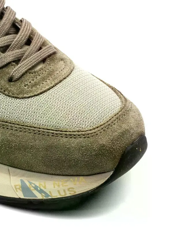 Premiata Mick 8086 Logo Sneakers - Green