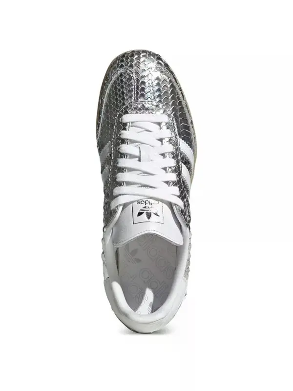 Adidas Samba Snakeskin-effect Striped Sneakers