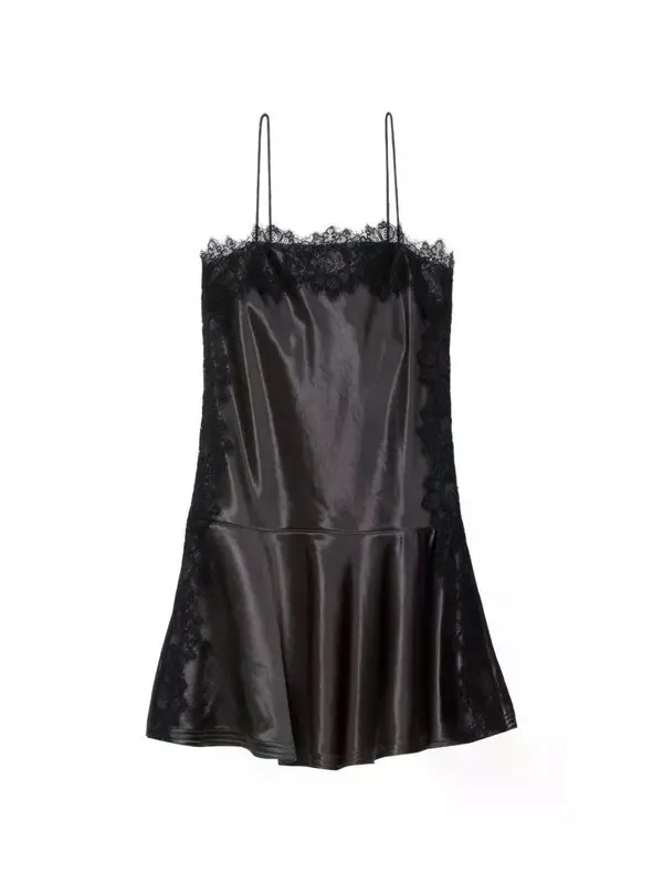 3.1 Phillip Lim Lace-trim Cami Mini Dress - Black
