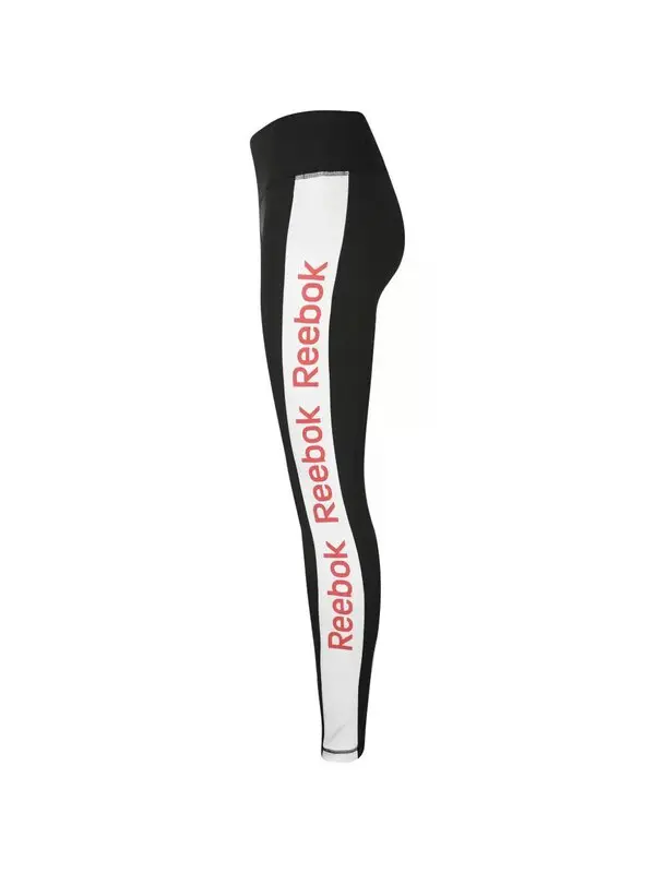 REEBOK Linear-logo Leggings - Black