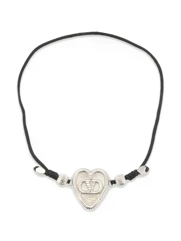 Valentino Garavani Heart-charm Bracelet - Silver