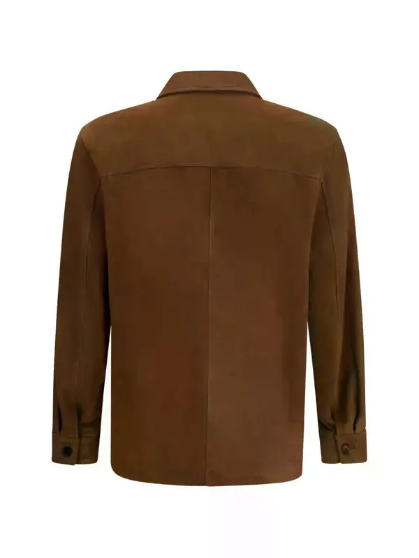 UMIT BENAN Santiago Suede Shirt Jacket