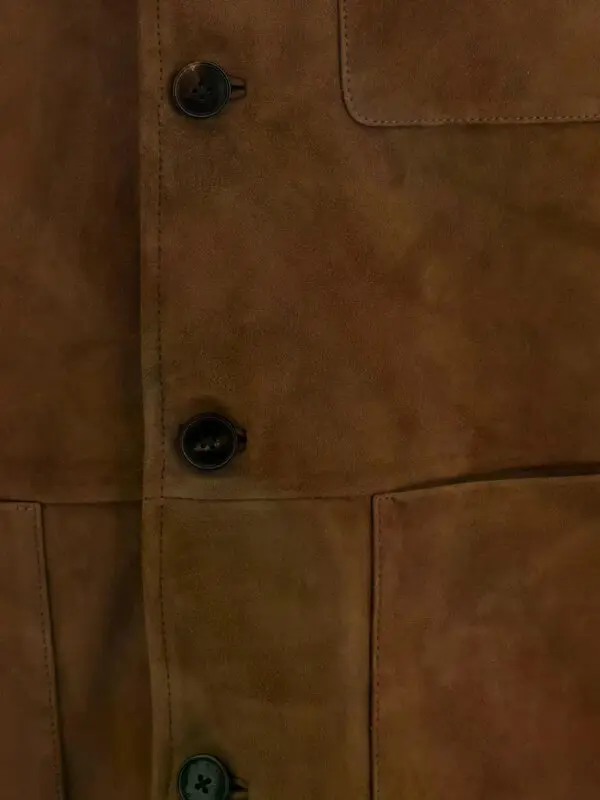 UMIT BENAN Santiago Suede Shirt Jacket