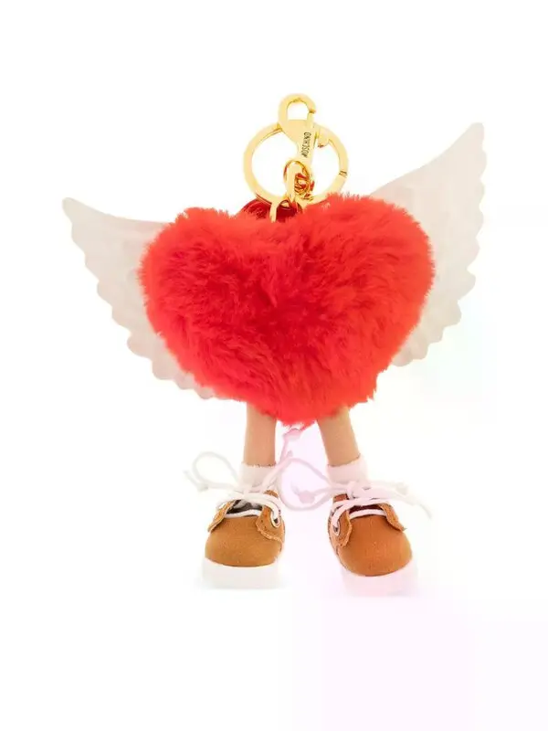 Moschino Heart Wings Keyring