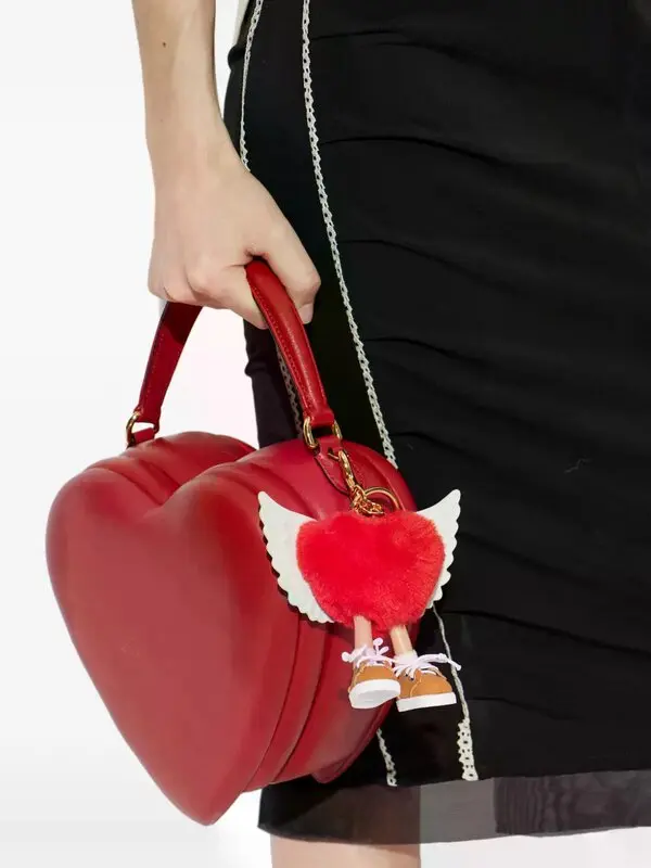 Moschino Heart Wings Keyring