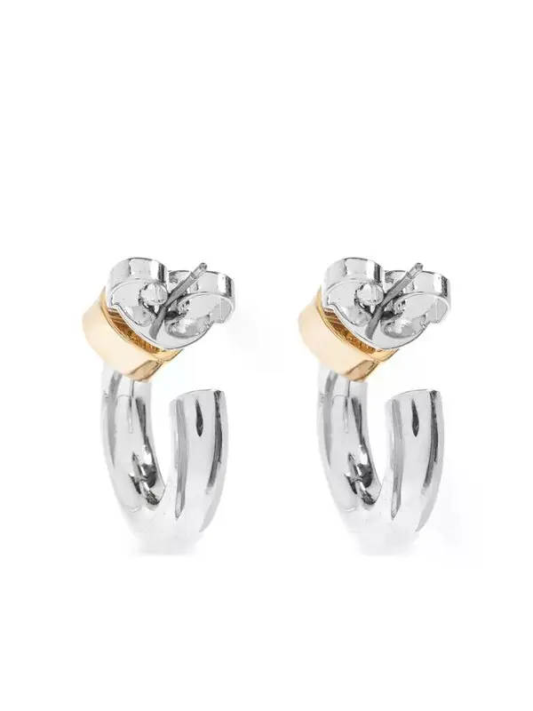 Kate Spade New York Two-tone Hoop Earrings - Silver