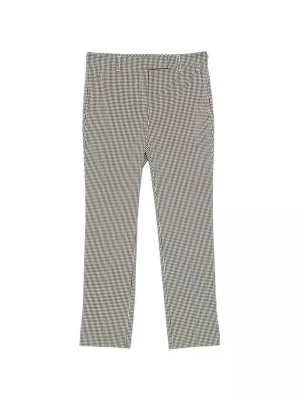 Incotex Gingham-pattern Trousers