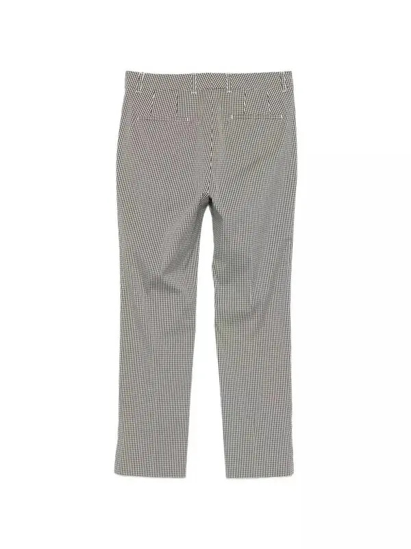 Incotex Gingham-pattern Trousers