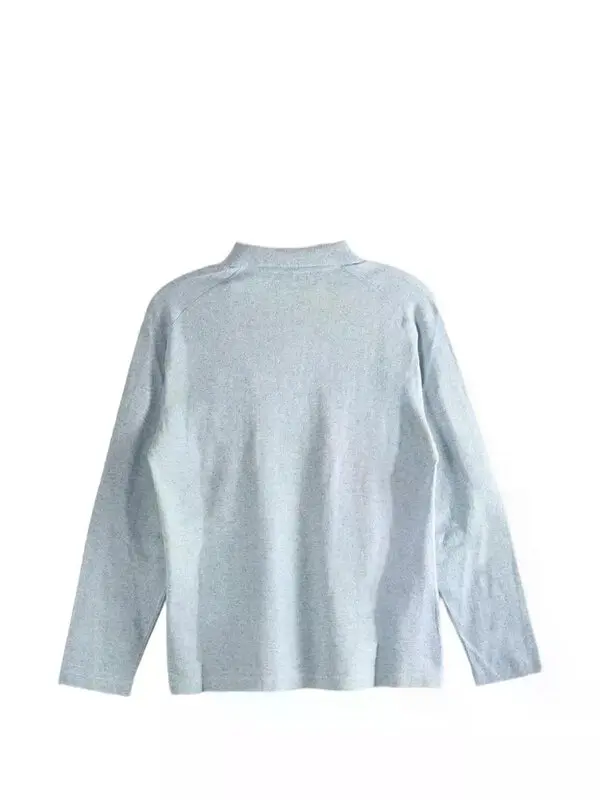 THE ROW Niosa V-neck Long-sleeve Top