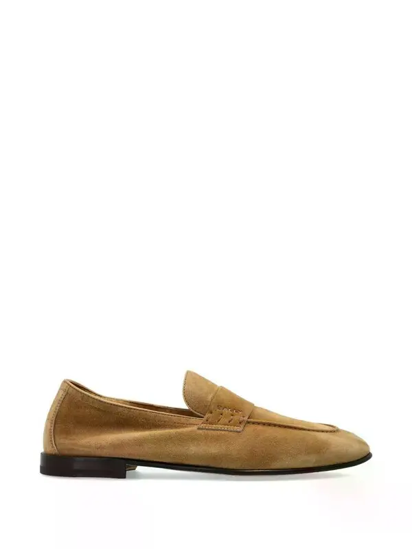Bally Elios Suede Loafers - Neutrals