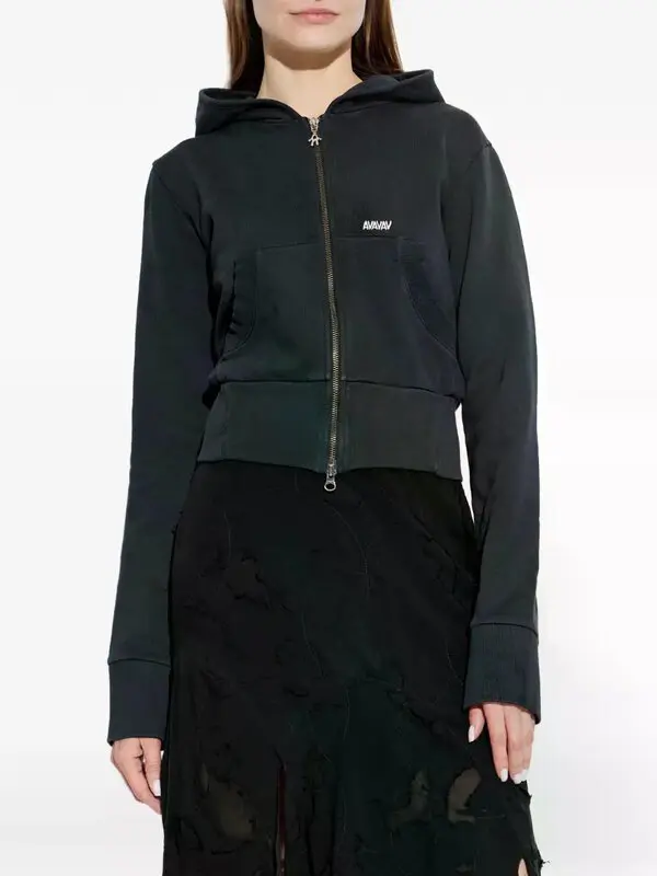 AVAVAV Zip Through Hooded Knitwear