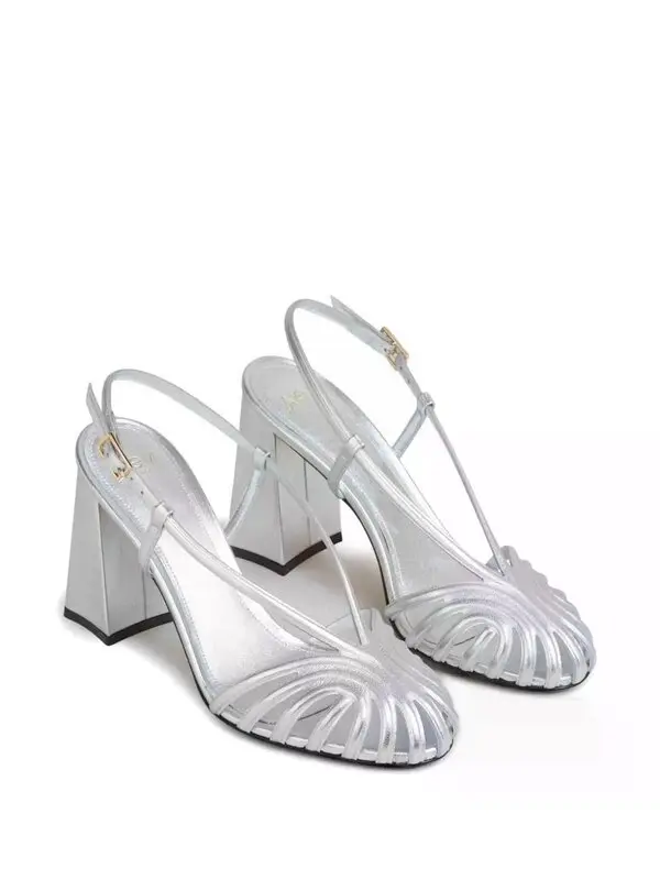 ALEVI MILANO Strappy Block Heel Pumps
